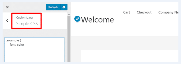 How to add Custom CSS on WordPress – Avada